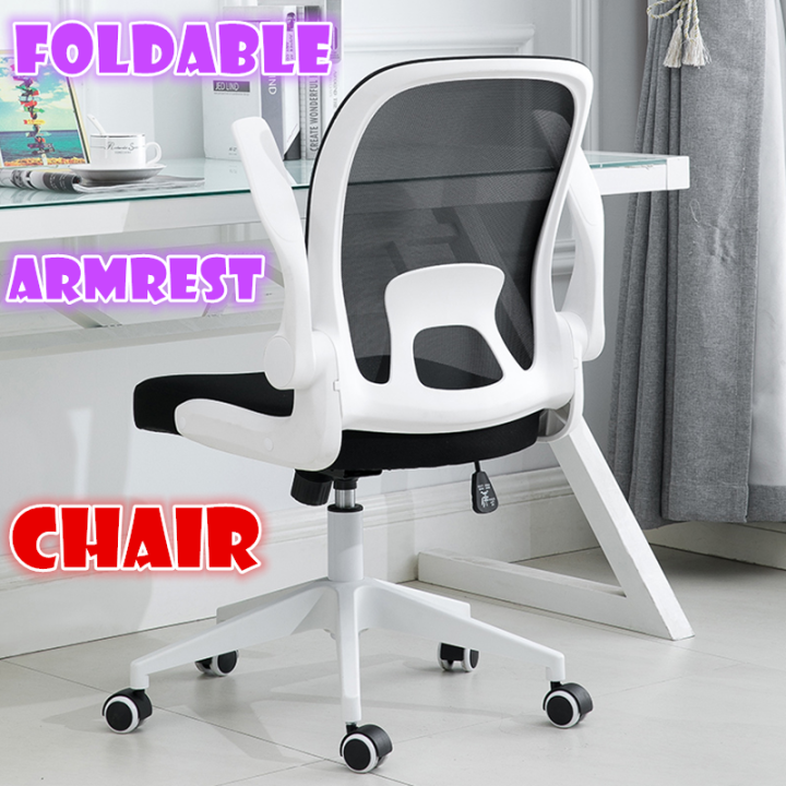 《SG Local stock》Foldable Office Chair Modern Design Ergonomic | Lazada ...