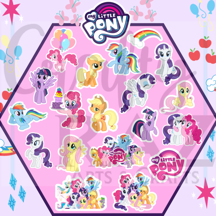 My Little Pony Stickers (19 pcs per set) | Lazada PH