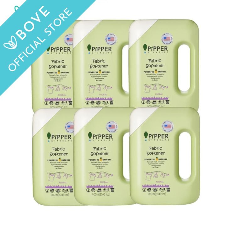 [6 Packs] (BOVE) Pipper Standard Fabric Softener Floral 900ml ...