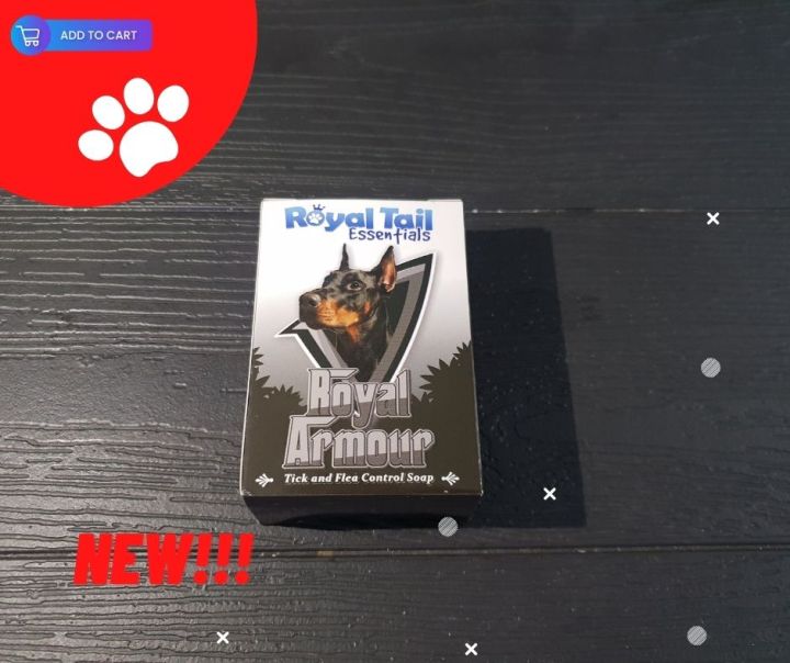 Royal Tail Essentials Royal Armour Soap Tick and Flea Control Soap 150g ...