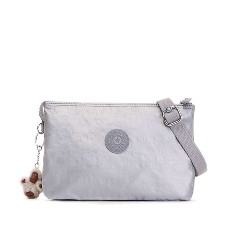 Kipling Mikki Coated Silver Metallic | Lazada.co.th