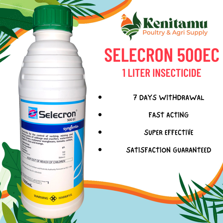 SELECRON 500EC 1 LITER INSECTICIDE BY: SYNGENTA FOR PLANT CARE AND ...