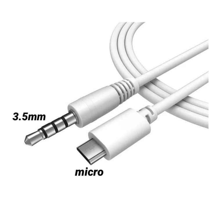 Android Micro USB To DC 3.5mm Audio AUX Cable Adapter for V8 Sound Card ...