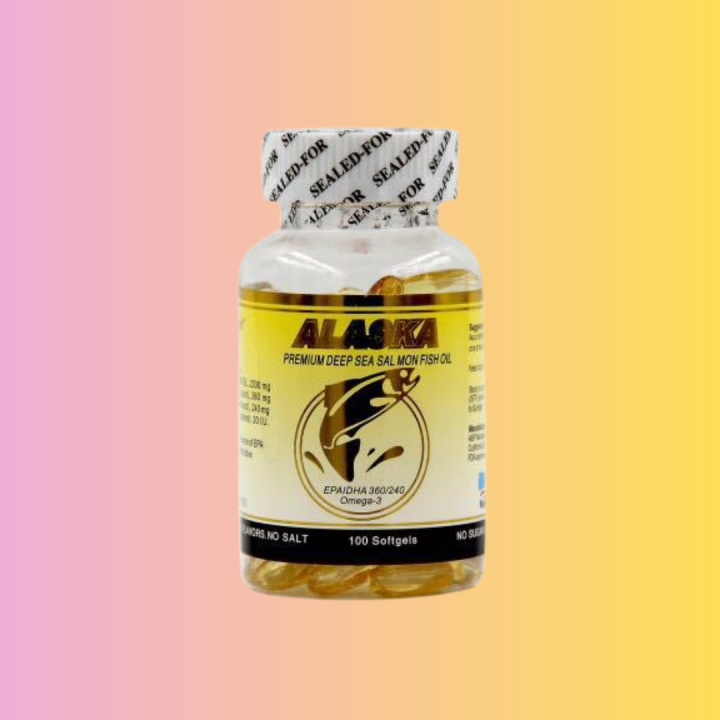 Alaska Premium Deep Sea Salmon Fish Oil With Omega-3 Softgels Bottle ...