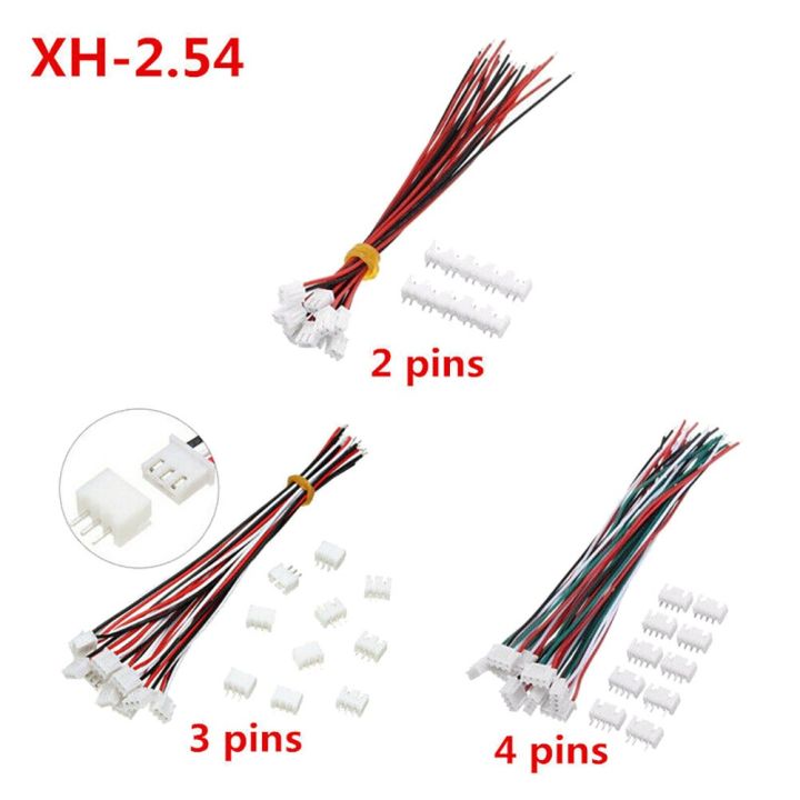 【MOREFINE】 Premium XH2 54mm 2 Pin Wire Cable Connector Plug Socket 10 Pairs Included High ...