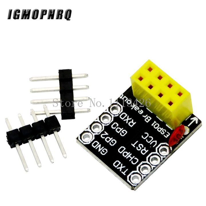 Esp 01 Esp8266 Esp 01s Model Of The Esp8266 Serial Breadboard Adapter