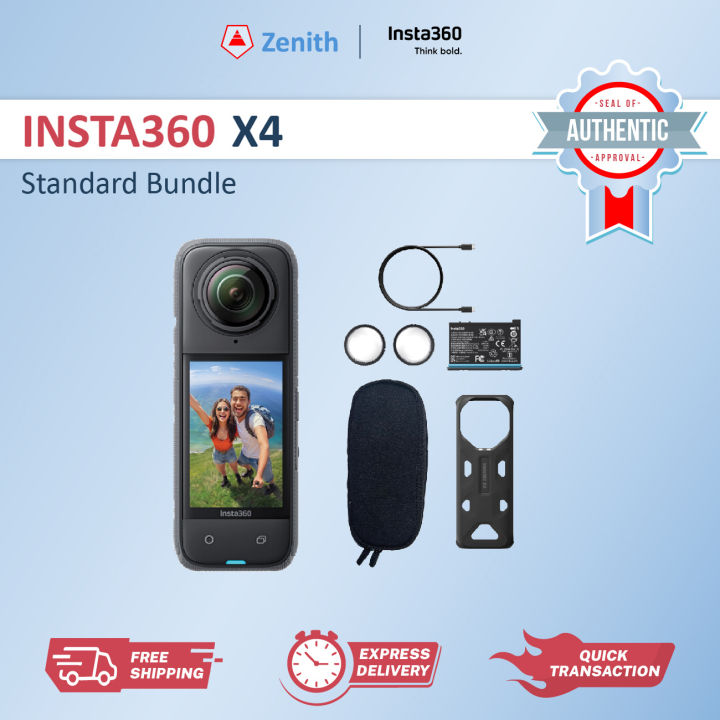 Insta360 X4 Waterproof Action Camera with 8K Resolution and 360° Active ...