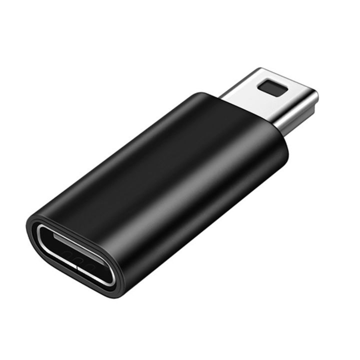 Mini USB to USB C Adapter Type C Female to Mini USB Male Converter ...