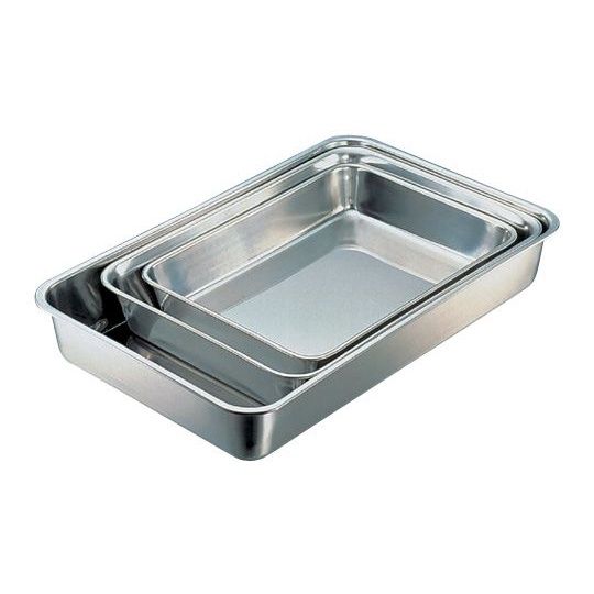 Heavy Duty Makapal Malalim Deep Food Tray Serving Tray Stainless Steel ...