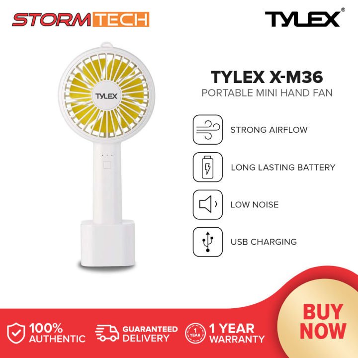 TYLEX X-M36 Portable Hand Held Rechargeable Mini Fan | Lazada PH
