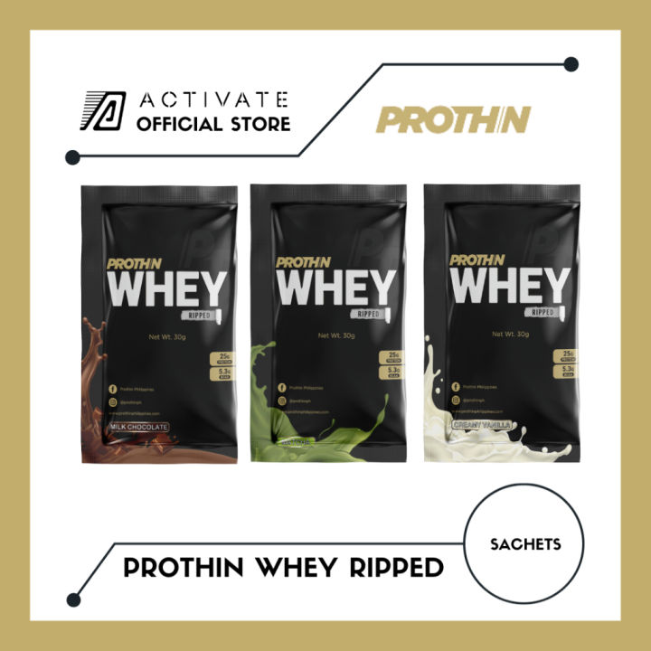 Prothin Whey Sachet 1 Serving- 25g of protein | Lazada PH