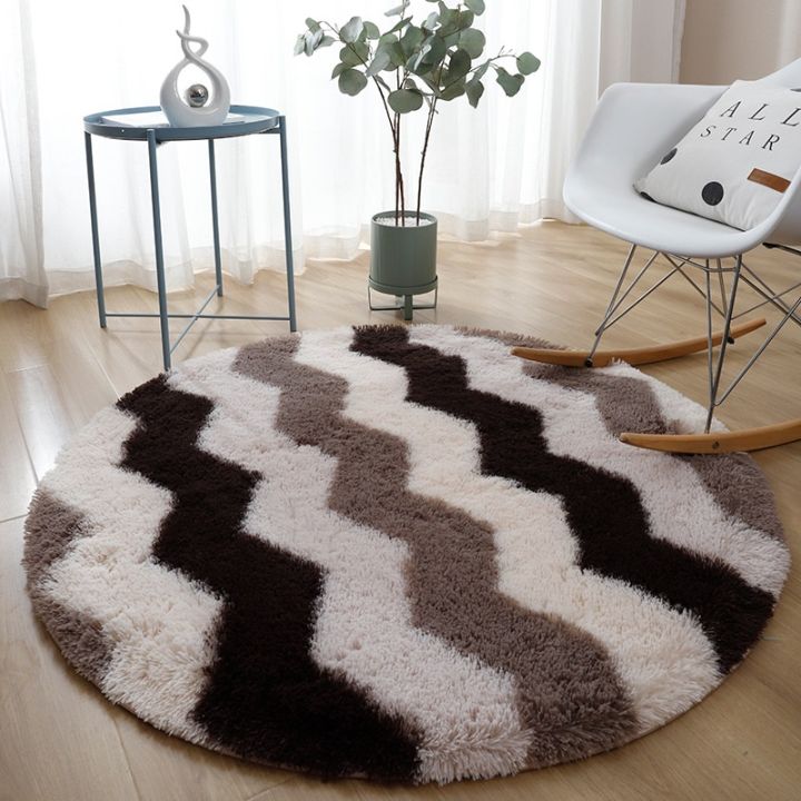Karpet Bulat Motif Karpet Lantai Dekorasi Ruangan Rumah Diameter 1 ...