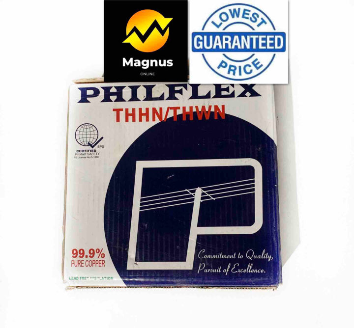 Philflex 5.5mm2 #10 Stranded Wire THHN/THWN | Lazada PH
