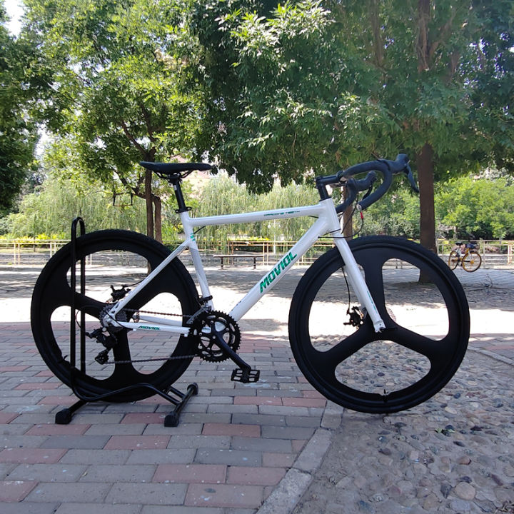 Moviol commuter road bike curved handle three-wheeled road bike 700C ...