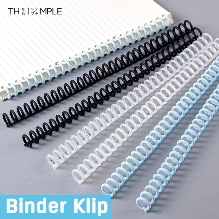 HARU Ring Binder Plastik Spiral 30 Lubang Untuk Loose-leaf paper A4 B5 ...