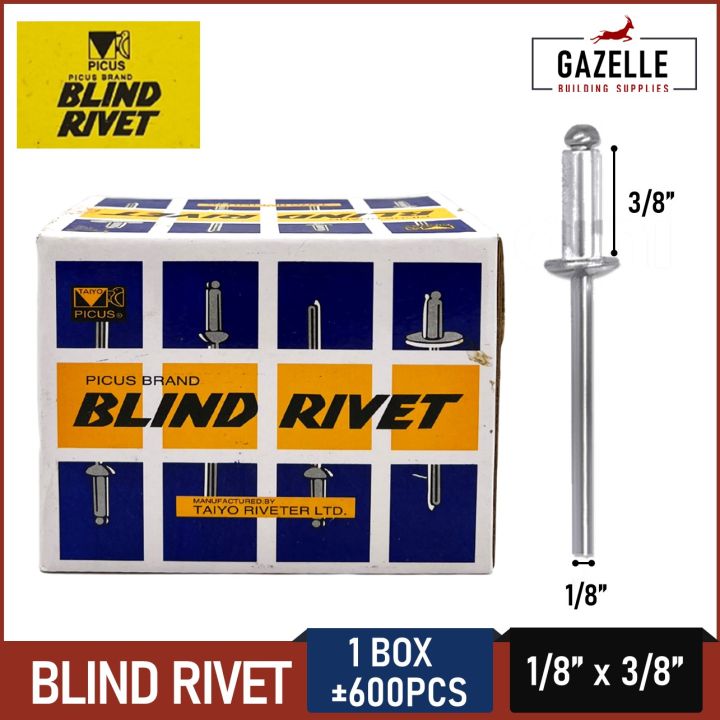 PICUS Blind Rivet Aluminum Heavy Duty High Quality Rivets 1 BOX ...