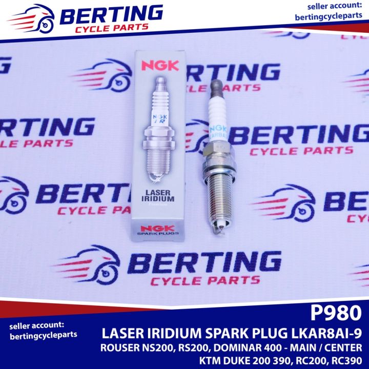 1PC NGK LASER IRIDIUM SPARK PLUG Rouser NS200 200NS RS200 Dominar 400 KTM Duke RC Genuine ...