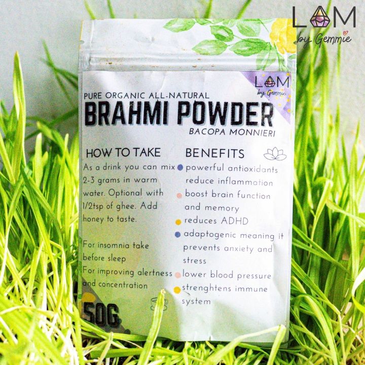 All Brahmi bacopa monnieri stress brain antioxidant immune system 50g ...