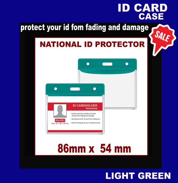NATIONAL ID CARD CASE PROTECTOR HORIZONTAL | Lazada PH
