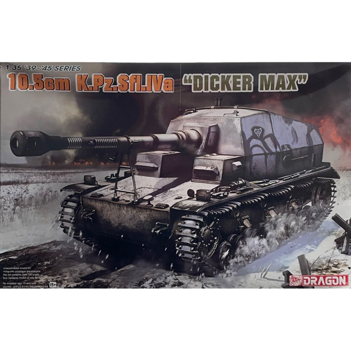 Tank 10.5cm K.Pz.Sfl.IVa "DICKER MAX" Skala 1:35 Mokit Dragon | Lazada ...