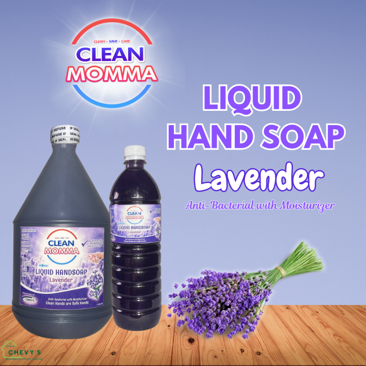 Antibacterial Liquid Hand Soap 1 Gallon (Lavender) / Antibacterial Hand ...