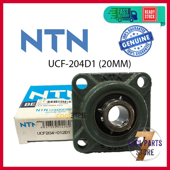 UCF204 (20mm-3/4") NTN Square Flange Pillow Block Bearing NTN Japan UCF 204 - 100% ORIGINAL | Lazada