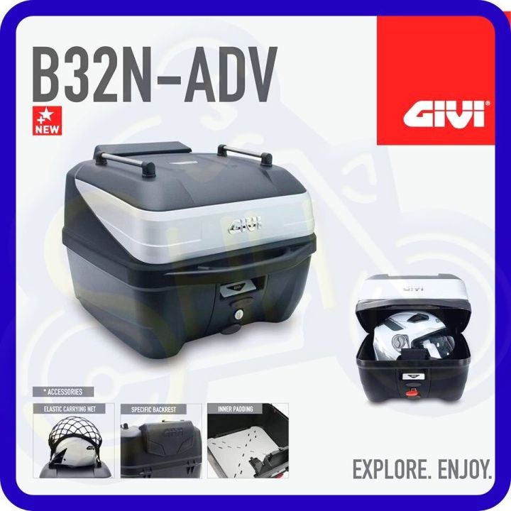💯ORIGINAL GIVI BOX B32N ADV ACCESSORIES MONOLOCK TOP CASE BOLD 100% ...