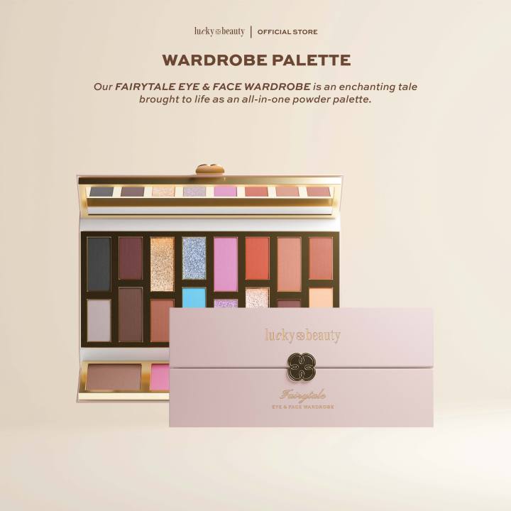 Lucky Beauty Fairytale Eye & Face Wardrobe Palette | Lazada PH