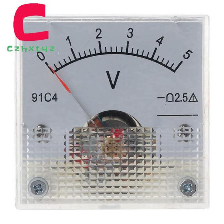 Mechanical Type 5V Style Voltmeter 91C4, Analog Panel Meter for Voltage ...