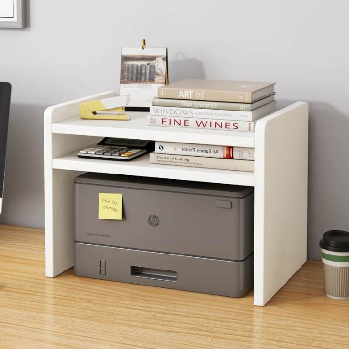 Printer shelf desktop shelf office desk desk storage copier small shelf ...