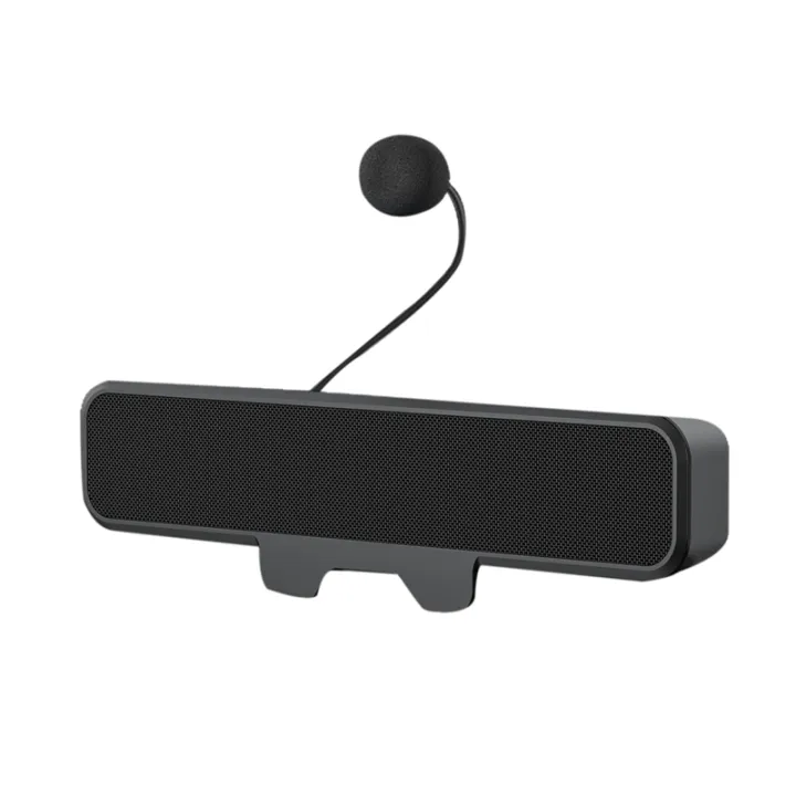 Desktop Laptop Speaker USB Sound Bar Speaker with Removable Microphone ...