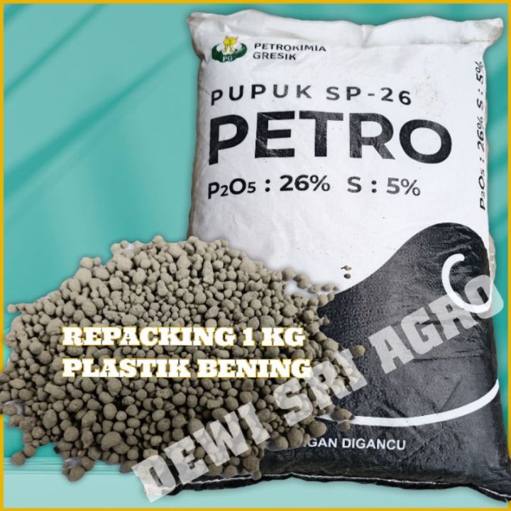 Pupuk SP 26 Petro Repacking / Eceran 1 kg plastik bening | Lazada Indonesia
