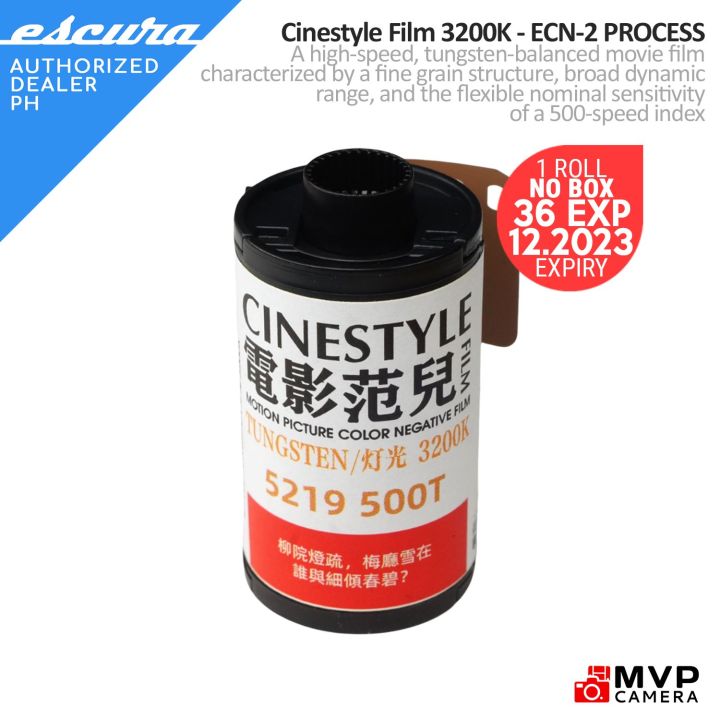 ESCURA Cine Style Color Negative Film 135 35mm 3200K ISO 500 36EXP ECN ...