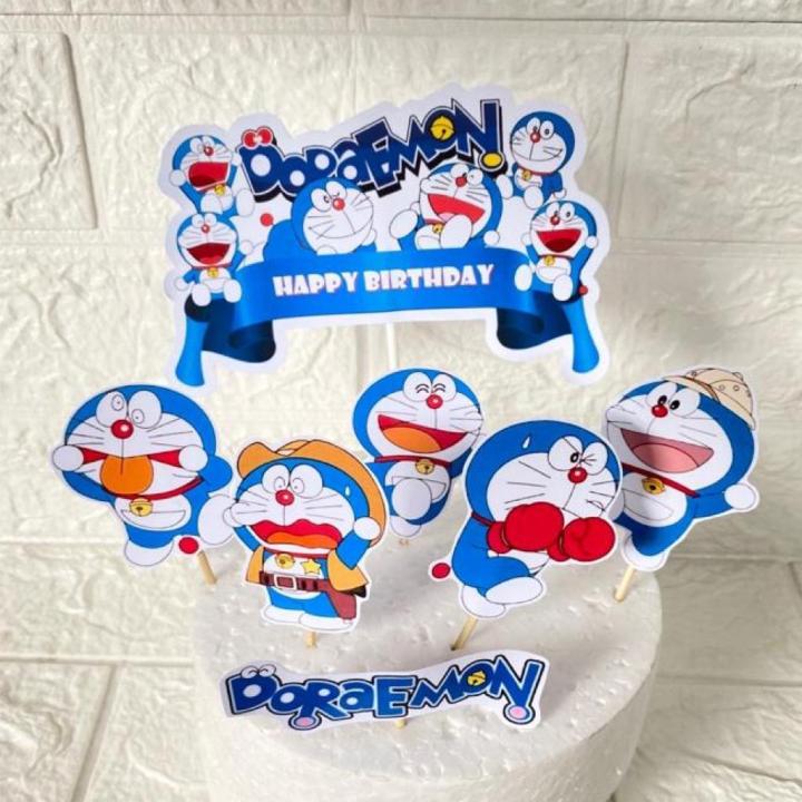 Topper Ulang Tahun Doraemon / Topper Cake Doraemon | Lazada Indonesia