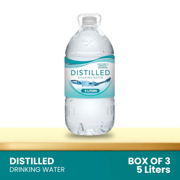 Nature's Spring Distilled Water 5 Liters | Lazada PH