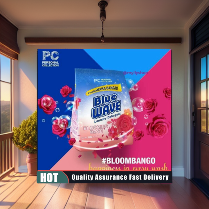 BLUE WAVE BLOOMING ROSE POWDER DETERGENT 800G | Lazada PH