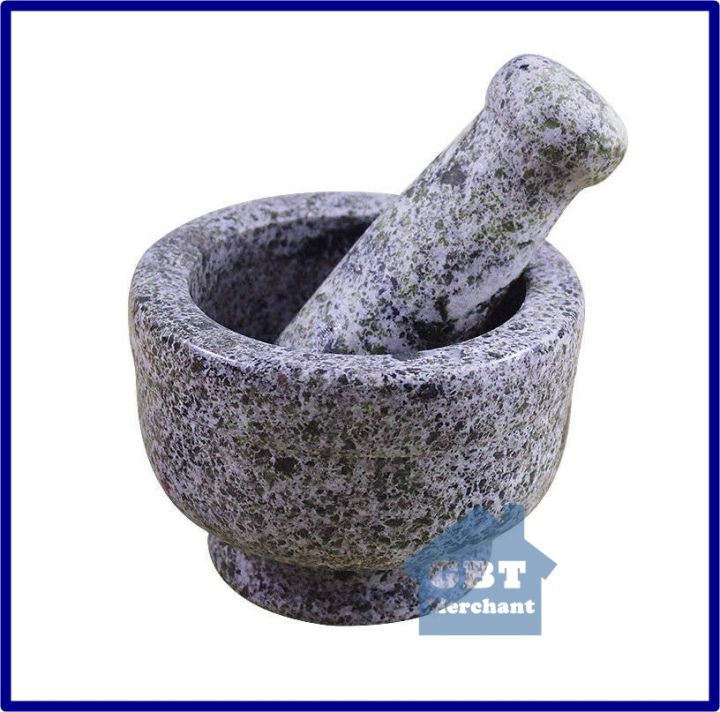 Mortar and Pestle / Lesung Batu / Penumbuk Ramuan Masak | Lazada