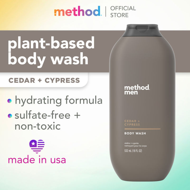 Method men body wash - cedar + cypress 532ml | Lazada Singapore