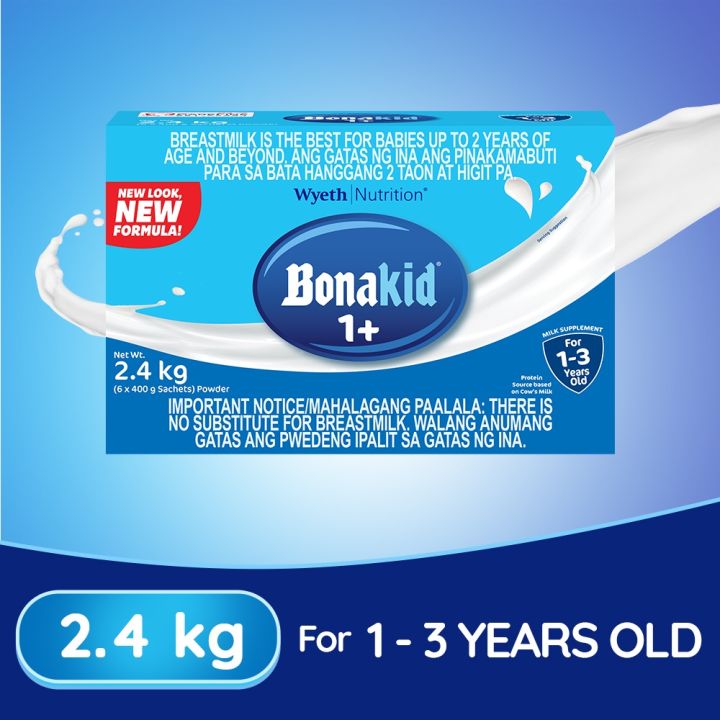 BONAKID® Powdered Milk Drink for Children 2.4kg (400g x 6) | Lazada PH
