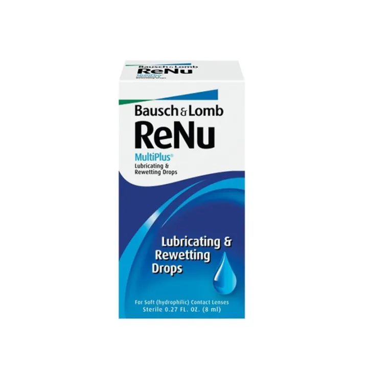 Renu Multiplus Lubricant & Rewetting Eye Drops Bausch & Lomb (8ml) | Lazada