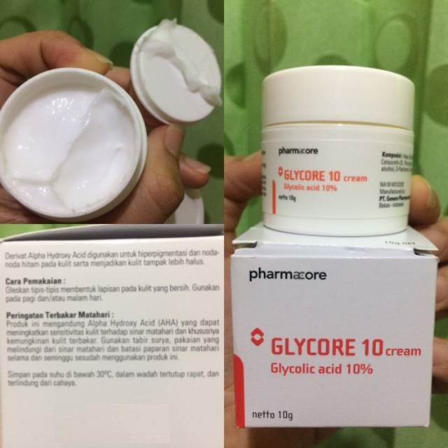 Glycore 10% Cream 10g - Menyamarkan Kulit Gelap dan fekx hitam | Lazada ...