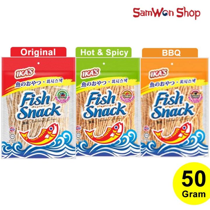 FISH SNACK MERK IKA'S 50 GRAM - JUHI SNACK CEMILAN IKAN BERVARIAN RASA ...