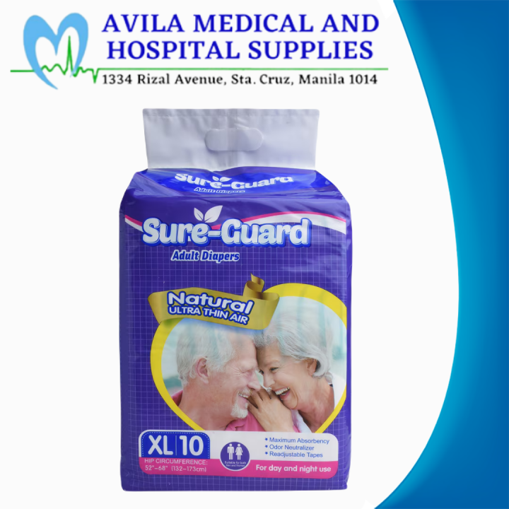 Adult Diaper XL 10pcs/Pack SureGuard | Lazada PH
