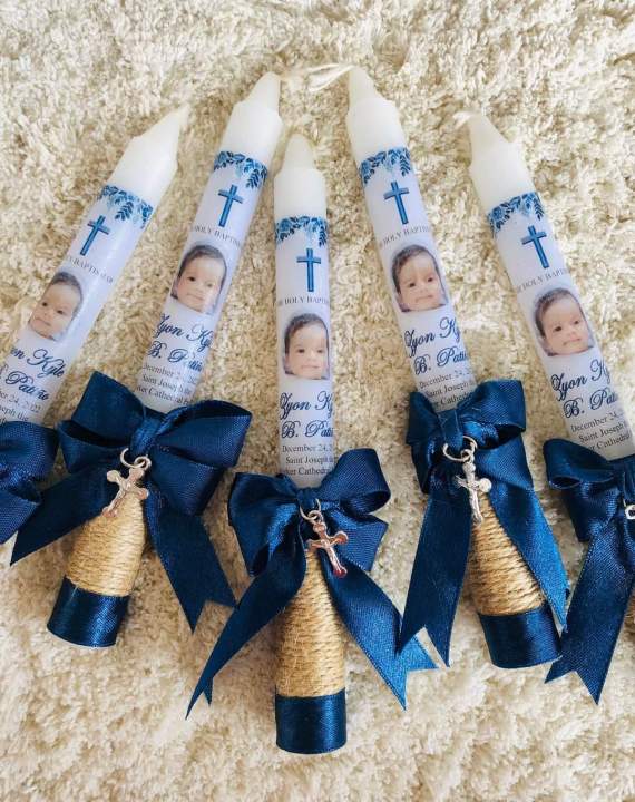 Baptismal Candle big size free lay out | Lazada Philippines