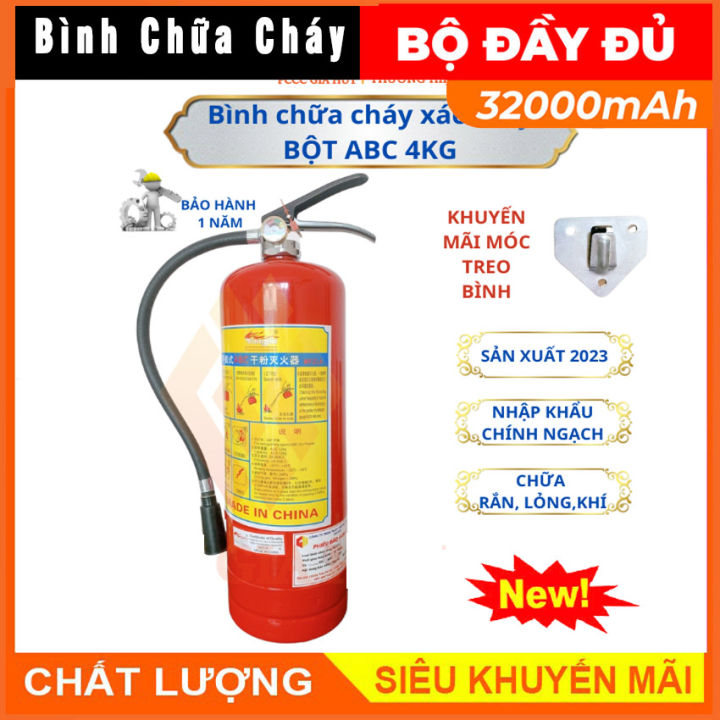BÌNH CHỮA CHÁY MFZL4 ABC 4Kg. BÌNH CỨU HỎA BỘT 4KG , BÌNH PCCC. BÌNH CHỮA CHÁY BỘT ABC | Lazada.vn