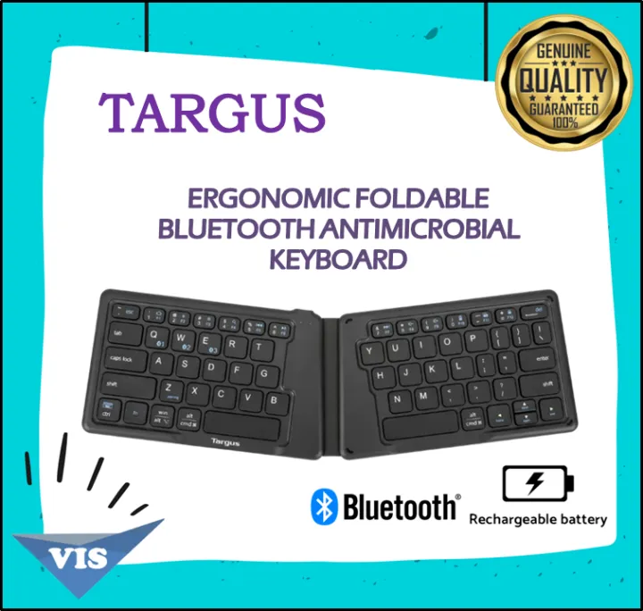 Foldable Bluetooth Keyboard Targus | Rechargeable Battery | Compatible ...