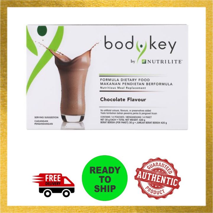 Amway BodyKey By Nutrilite Meal Replacement Shake - Chocolate - 100% ...