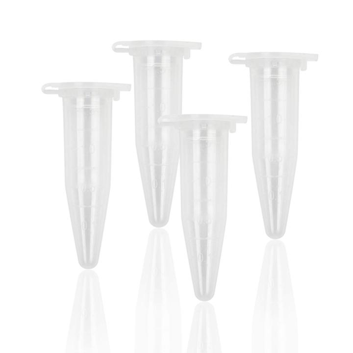 1.5ML Transparent Micro Plastic Centrifuge Tube Test Tube Snap Lid ...