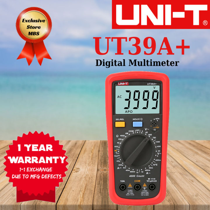 UNI-T UT39A+ Digital Multimeter | Lazada