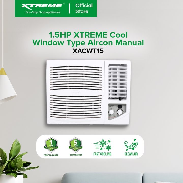 X-SERIES 1.5HP Window Type Aircon Inverter Grade Energy Efficient ...